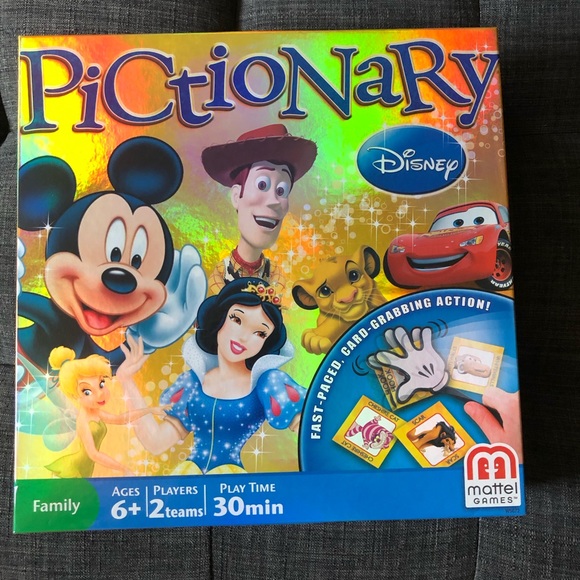 Disney | Games | Disney Pictionary Family Board Game | Poshmark